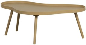 OnaDnes -20% Hoorns Béžový lakovaný konferenční stolek Pio 100 x 58 cm