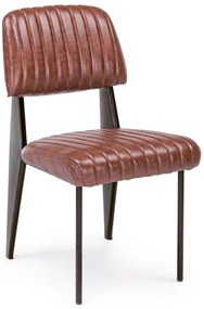 BIZZOTTO jídelní židle NELLY VINTAGE tmavě oranžová 0746108