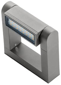 LED vnější nástěnné osvětlení Frame světla šedá