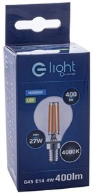 Dekorační LED žárovka E14 neutrální 4000k 4w 400 lm