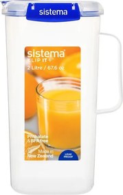 Džbán, vodotěsná konvice s víkem, SISTEMA těsnící se 4 klipy - 2l