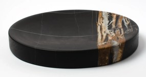 DVORO Luxusní mramorový odkládací podnos Pau Marble Sahara Noir 27cm