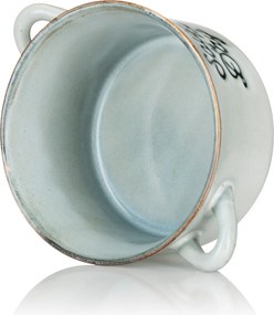 Kameninová miska na polévku Soup 500 ml světle šedá