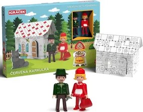 EFKO Kreativní sada Igráček Červená Karkulka / 2 postavičky Igráček +