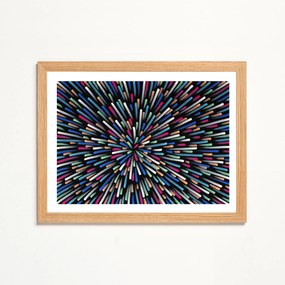 Jan Lamr | Exploze Rám: Černý, Velikost: 20 x 30 cm