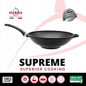 Pánev Wok Ø 32 cm Supreme Line z litého hliníku s titanovým povrchem