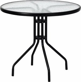 Zahradní set TREGO ISLAND - 4 židle a kulatý stůl ø 90 cm, béžová