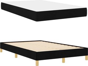 Postel s boxspringem s matrací Černá 120 x 190 cm textil 3398551