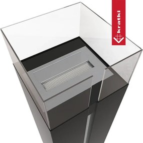 KRATKI biokrb Romeo SQUARE Black