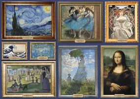 TREFL Puzzle Art Collection: Sbírka mistrovských uměleckých děl / 1000