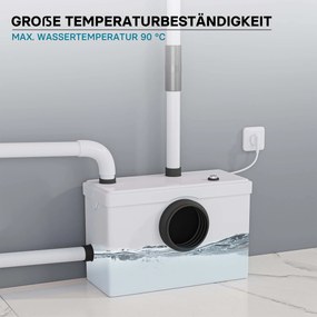 Přečerpávací stanice Wiltec – 600 W, 10 m, bílá (50741)