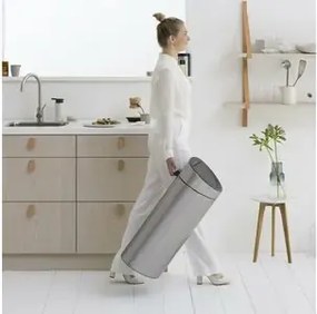 Brabantia Touch Bin New Odpadkový koš na tříděný odpad 23 + 10 L stříb