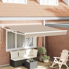 Stahovací markýza Béžová 300 x 250 x 165 cm 3330059