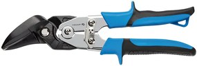 Nůžky na plech ohnuté levé/pravé 250 mm HOGERT Délka nůžek (mm): 250, Strana nůžek: levé