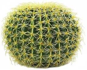 Umělá květina - Kulatý zlatý kaktus, 37cm