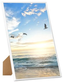 332328 vidaXL Fotorámečky koláž 3 ks na stůl bílé 15 x 21 cm MDF