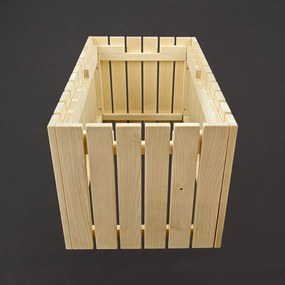 AMADEA Dřevěný designový vyvýšený záhon s nádobou uvnitř, 76x43,6x40cm, 60l nádoba