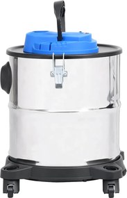 Vysavač na popel s HEPA filtrem 1200 W 20 l nerezová ocel 147679