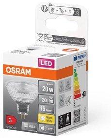 LED bodovka GU5.3 STAR 2.6 W, teplá bílá