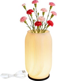 Verk Group Stolní lampy s vázou na květiny, dekorativní 2 v 1, led rgb, s dálkovým ovládáním