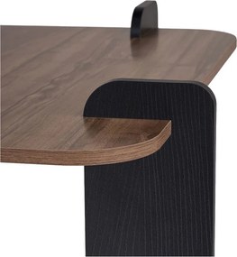 Hnědý konferenční stolek 90x90 cm Marais – Nordure