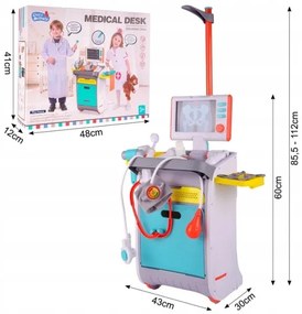MalPlay SOUPRAVA MALÉHO LÉKAŘE LEKÁRSKÝ MOBILNÍ RTG PRO DĚTI