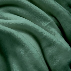 Zelená deka z mikroflanelu 220x240 cm Flanou – douceur d'intérieur