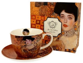 PROHOME - Hrnek s podšálkem 450ml ADELE BLOCH-BAUER I od Gustava Klimta