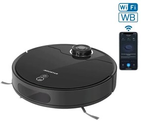 Aigostar - Chytrý robotický vysavač 12W/230V Wi-Fi černá