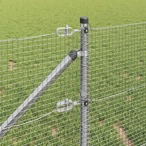Svařované drátěné ploty s hroty 50 x 0,8 m Pozinkovaná ocel 3351993