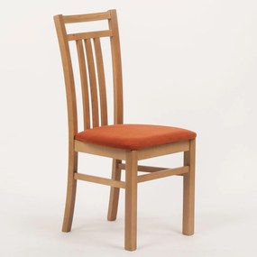 Stima Židle LOTY dub wotan VELVET terracotta 44