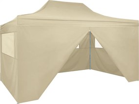 Nůžkový pavilon 3x4,5m se stěnami béžový