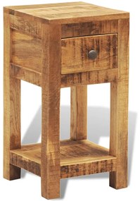 Noční /odkládací stolek z masivního dřeva, s 1 zásuvkou,  241090 HangarStore.cz
