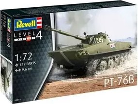 Revell PT-76B / Plastikový model / 1:72 / Počet dílků 120 / Obtížnost