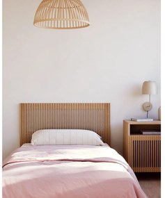 Čelo postele z dubového dřeva v přírodní barvě 105x70 cm Beyla – Kave Home