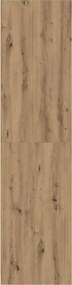 Šatní skříň dub artisan 100 x 50 x 200 cm kompozitní dřevo 3307737