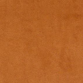Originální sametový závěs oranžové barvy 140 x 250 cm Délka: 250 cm