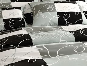 Krepové povlečení KASPARO POLY šedé Rozměr povlečení: 70 x 90 cm | 140 x 200 cm