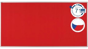 Textilní nástěnka EkoTAB 200 x 100 cm - červená