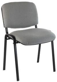 Konferenční židle Viva N, černé nohy, šedá