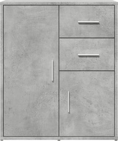 Příborníky 2 ks betonově šedé 60 x 31 x 70 cm kompozitní dřevo 3276563