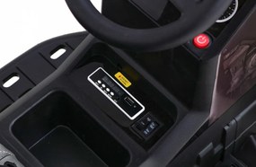Ramiz Titánový traktor s přívěsem červený