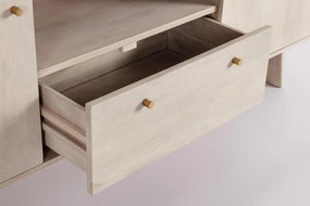 BIZZOTTO Designový TV stolek ELISHEVA světlý 0746994