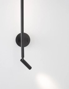 Matně černé hliníkové LED nástěnné svítidlo s ohybatelnou konstrukcí Handy – Nova Luce