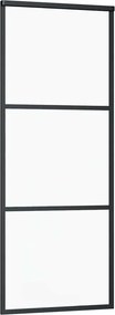 Posuvné dveře se sadou kování černé 76x205 cm ESG Glass 3375781