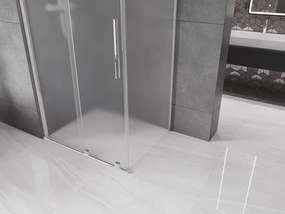 Mexen Velar, sprchový kout s posuvnými dveřmi 100 x 80 cm, 8mm sklo námraza, chromová, 871-100-080-31-01