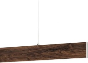 Eglo 39346 - LED Lustr na lanku CLIMENE LED/17W/230V + LED/4,2W ořech