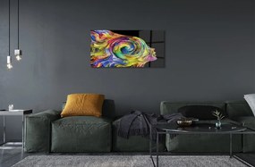 Obraz na skle Žena barevný obrázek 100x50 cm