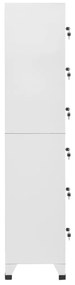 Uzamykatelná skříň světle šedá 38 x 40 x 180 cm ocel - Default Title