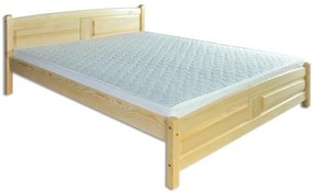 dřevěná dvoulůžková postel z masivního dřeva LK104